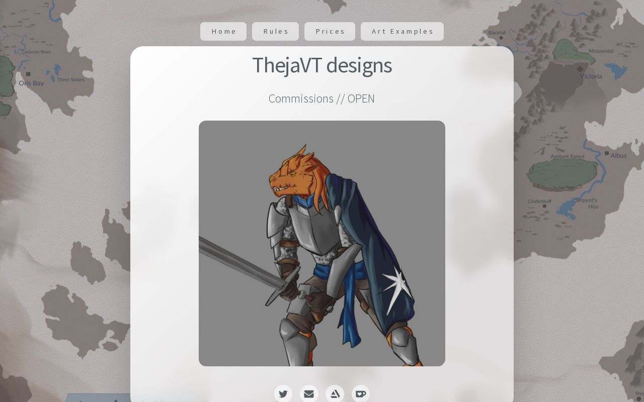 Theja's Commission Sheet